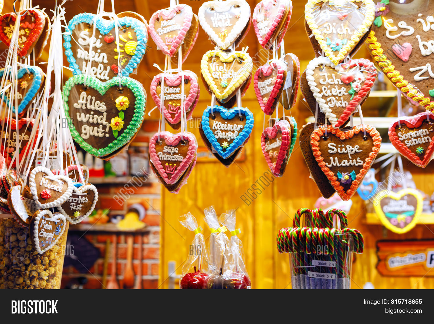 Gingerbread Hearts Image & Photo (Free Trial) | Bigstock