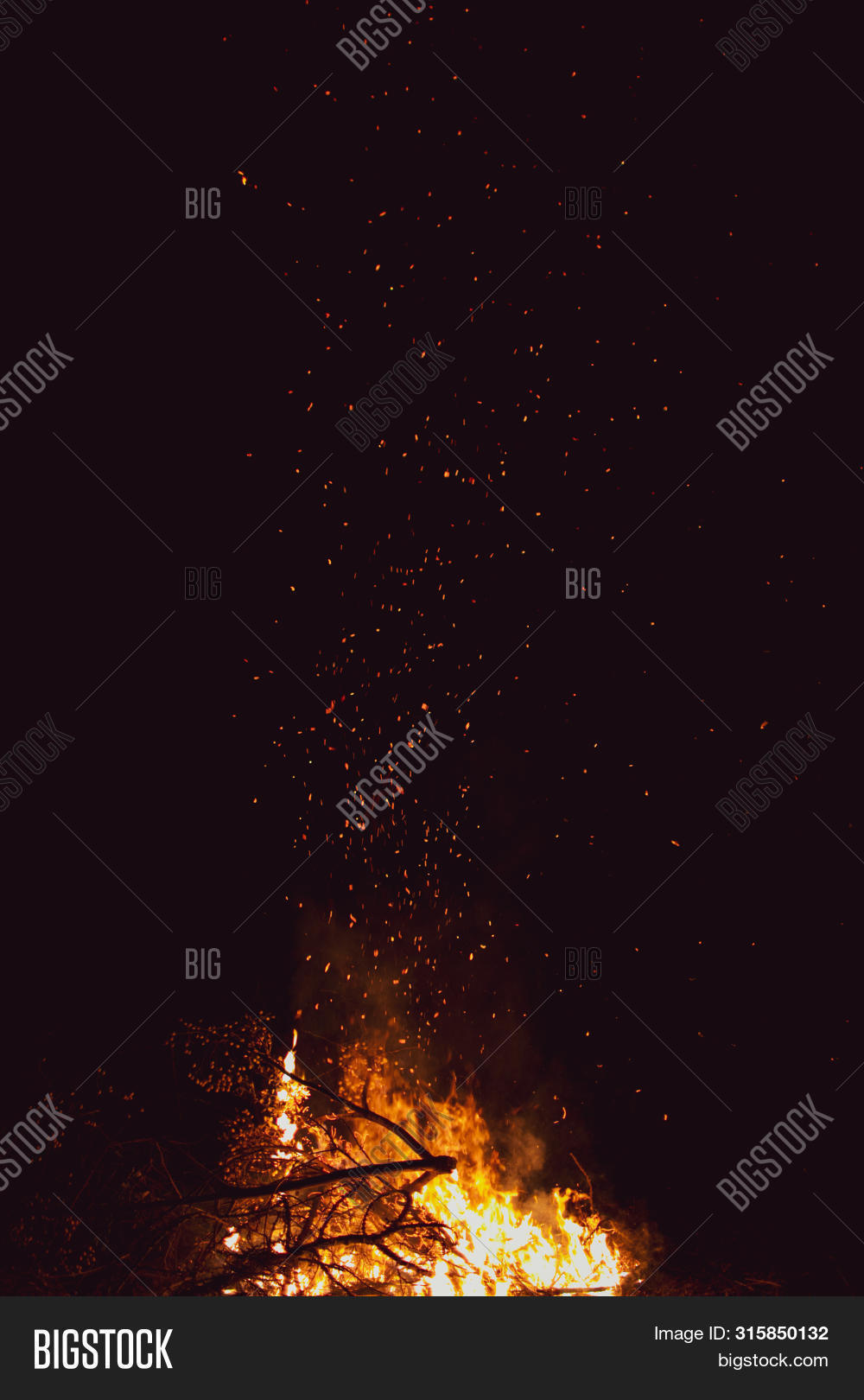 Fire Flames Sparks Image & Photo (Free Trial) | Bigstock