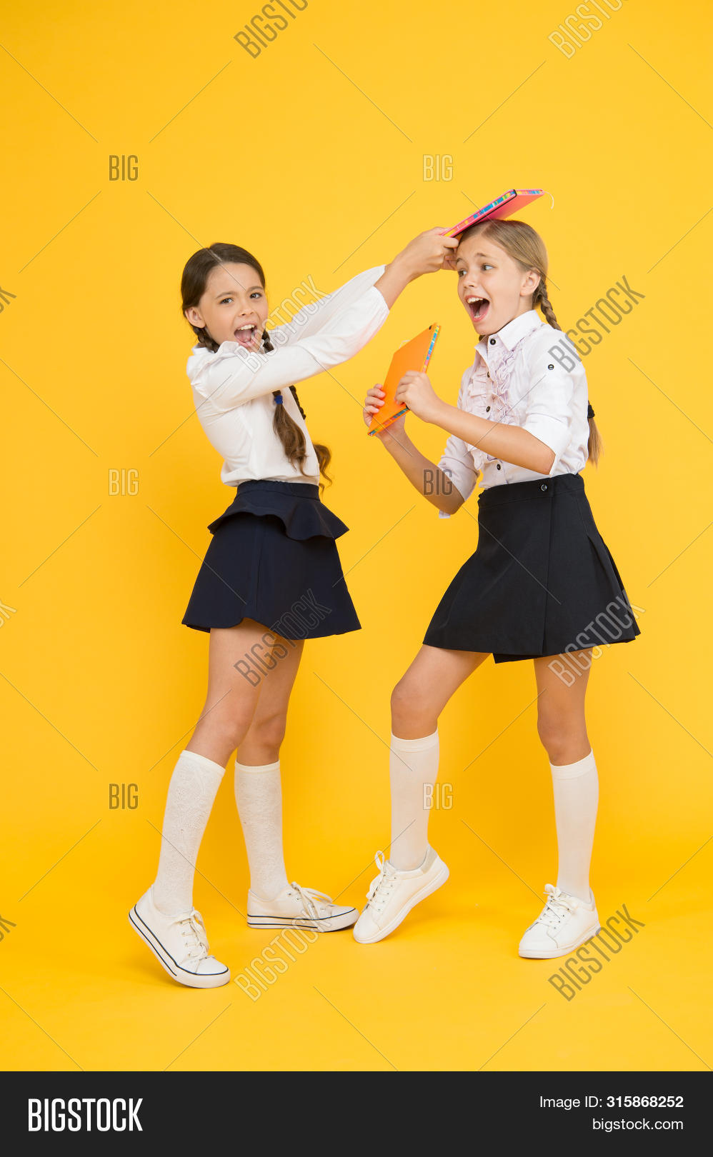 Schoolgirls Fight. Image & Photo (Free Trial) | Bigstock
