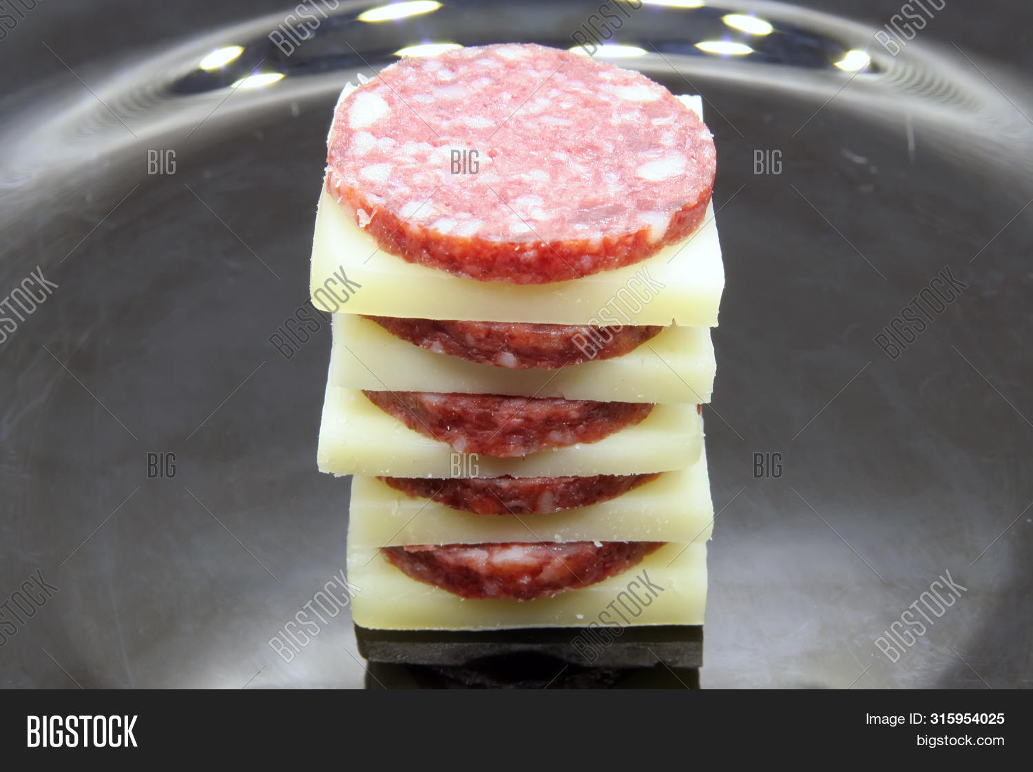 Salami Cheese Snack. Image & Photo (Free Trial) | Bigstock