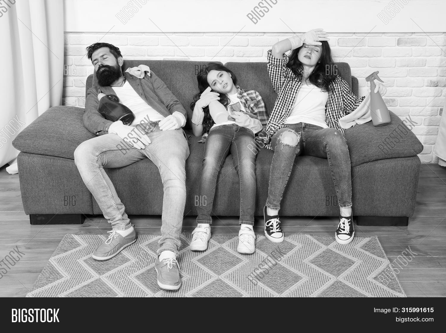 Tired Family. Image & Photo (Free Trial) | Bigstock