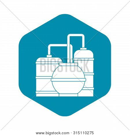 Gas Storage Tanks Vector & Photo (Free Trial) | Bigstock