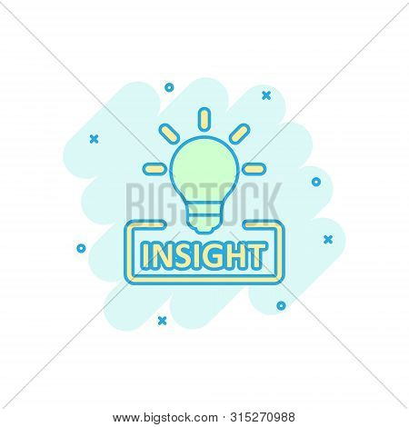 Insight Icon Comic Vector & Photo (Free Trial) | Bigstock