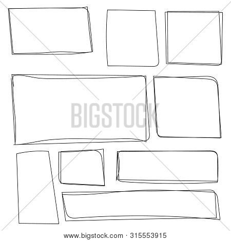 Set Freehand Drawn Vector & Photo (Free Trial) | Bigstock