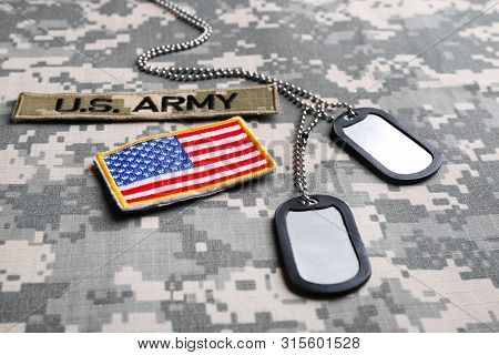 Military Id Tags Us Image & Photo (Free Trial) | Bigstock