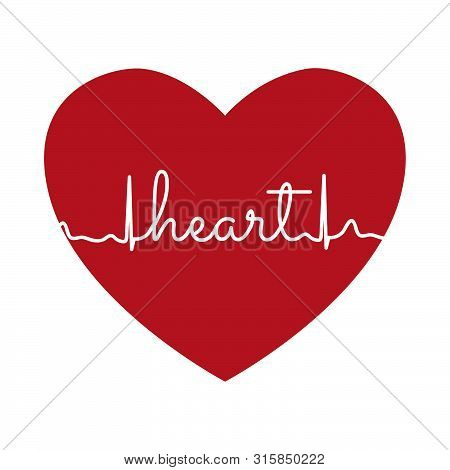 Red Heart, Word Heart Vector & Photo (Free Trial) | Bigstock