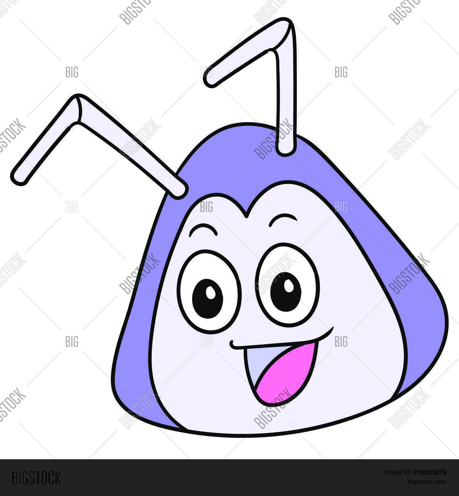 Cute Insect Head Vector & Photo (Free Trial) | Bigstock