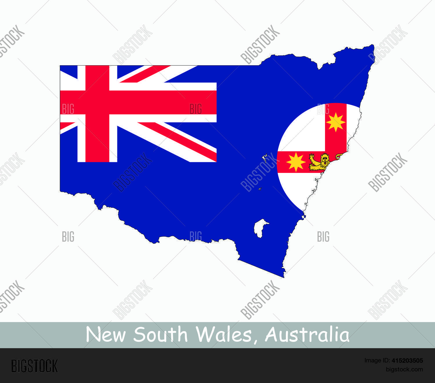 New South Wales Map Vector & Photo (Free Trial) | Bigstock