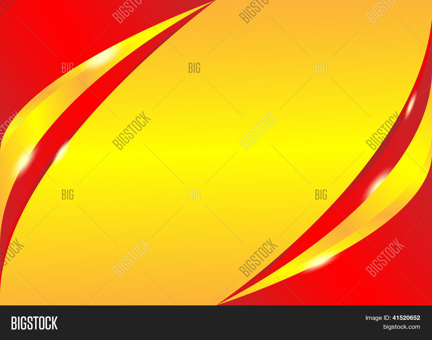 Red Gold Wave Vector & Photo (Free Trial) | Bigstock