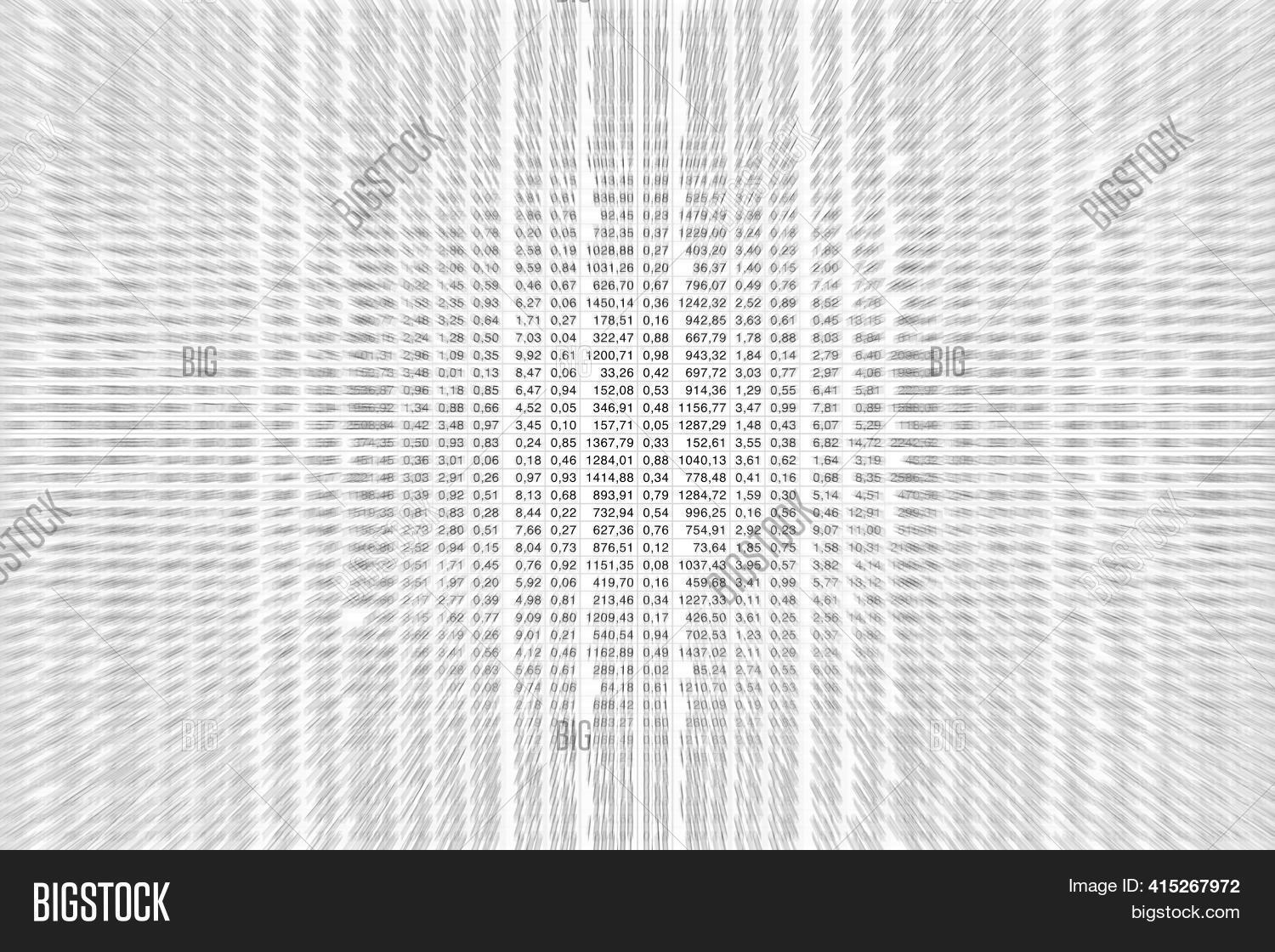 Complex Spreadsheet Image & Photo (Free Trial) | Bigstock