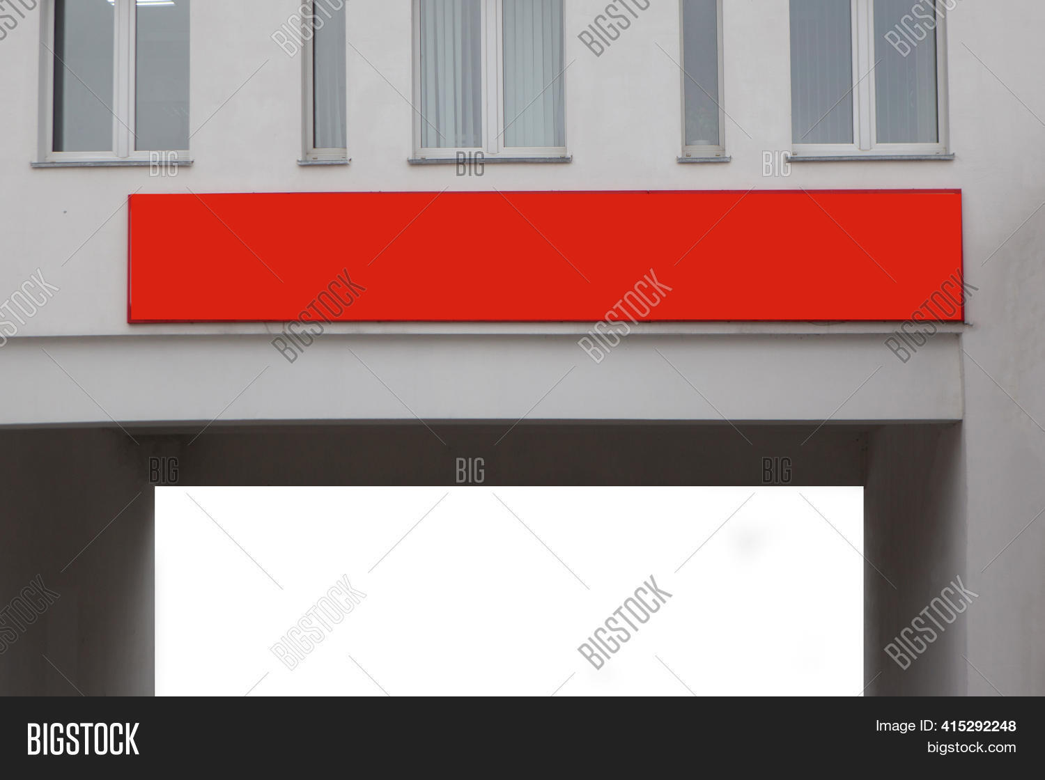 Blank Store Signage Image & Photo (Free Trial) | Bigstock