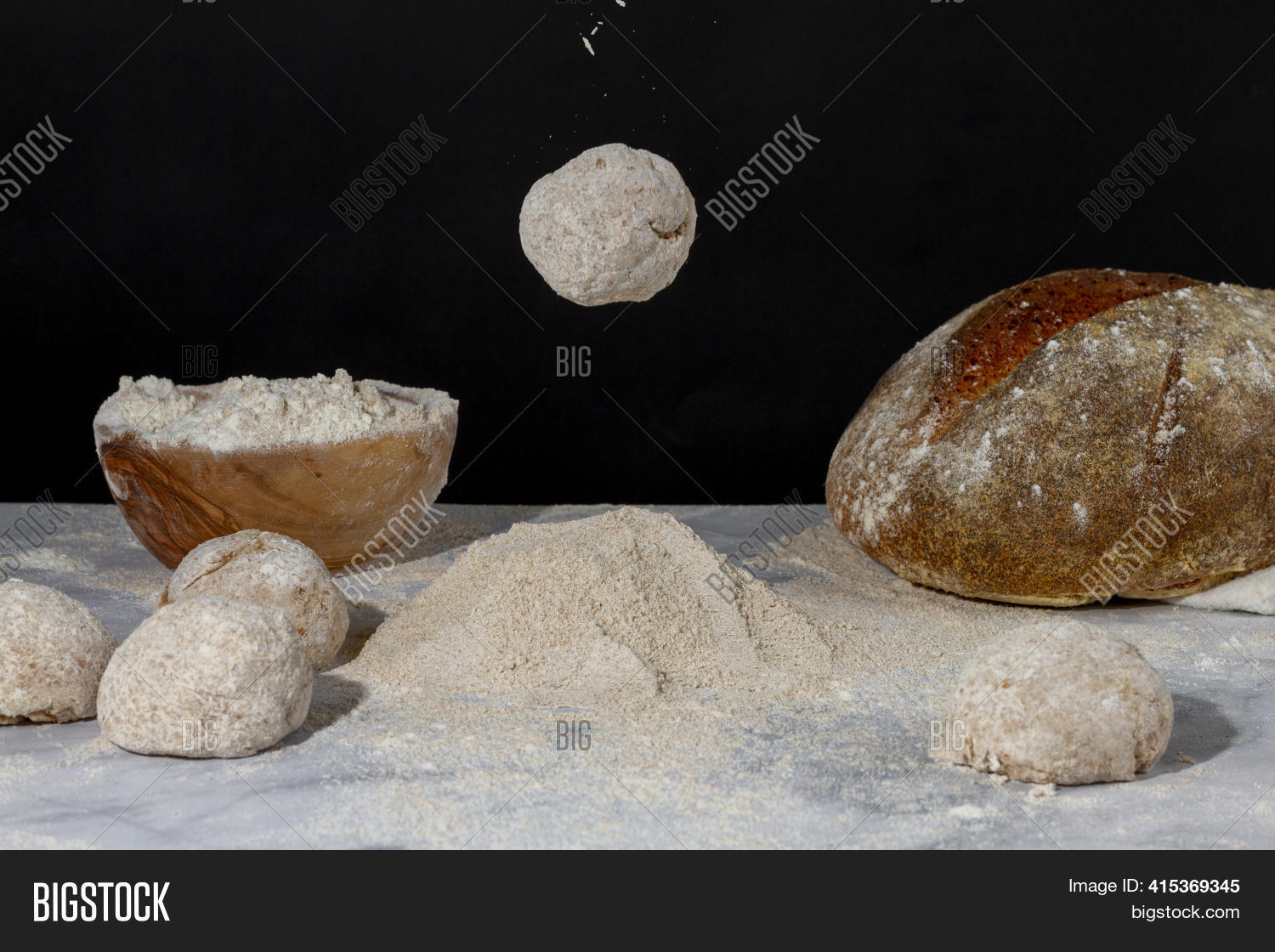 Rounded Bread Dough Image & Photo (Free Trial) | Bigstock