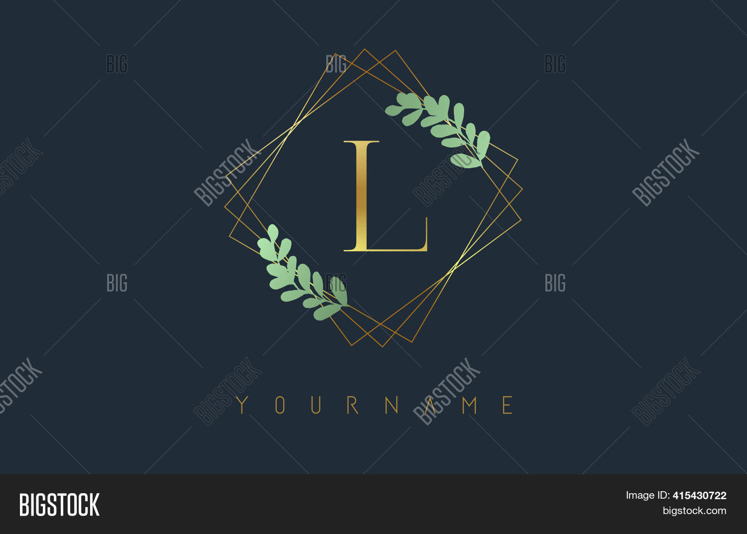 Golden Letter L Logo Vector & Photo (Free Trial) | Bigstock