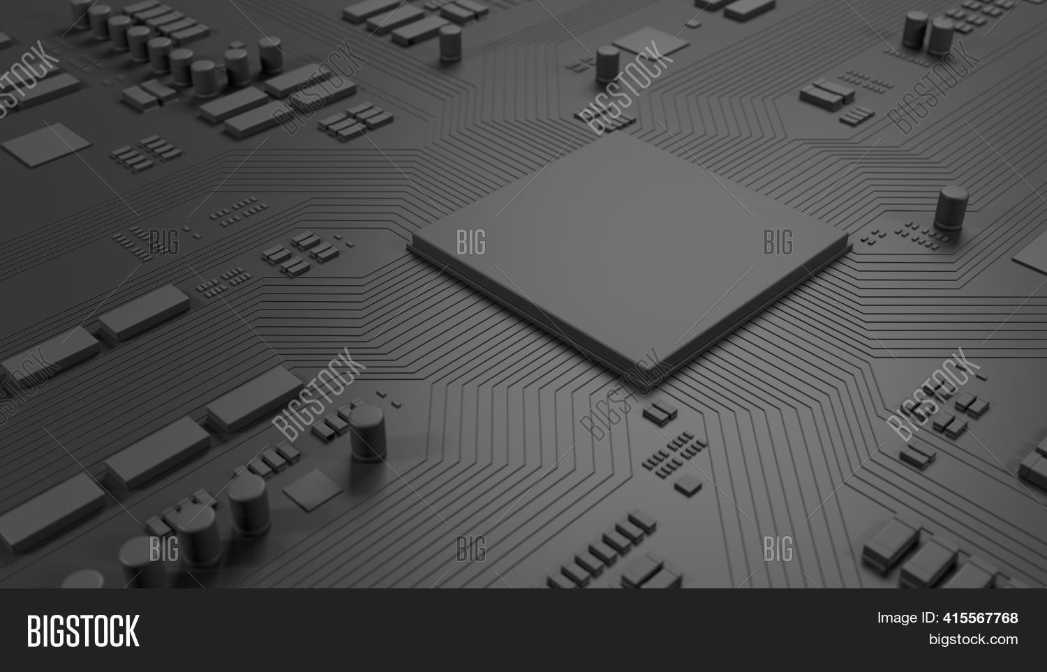 Dark Gray Chip On Image & Photo (Free Trial) | Bigstock