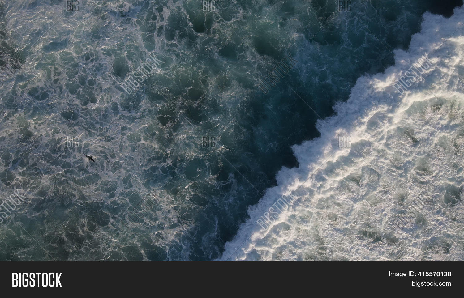 Top Down Waves Foam Image & Photo (Free Trial) | Bigstock