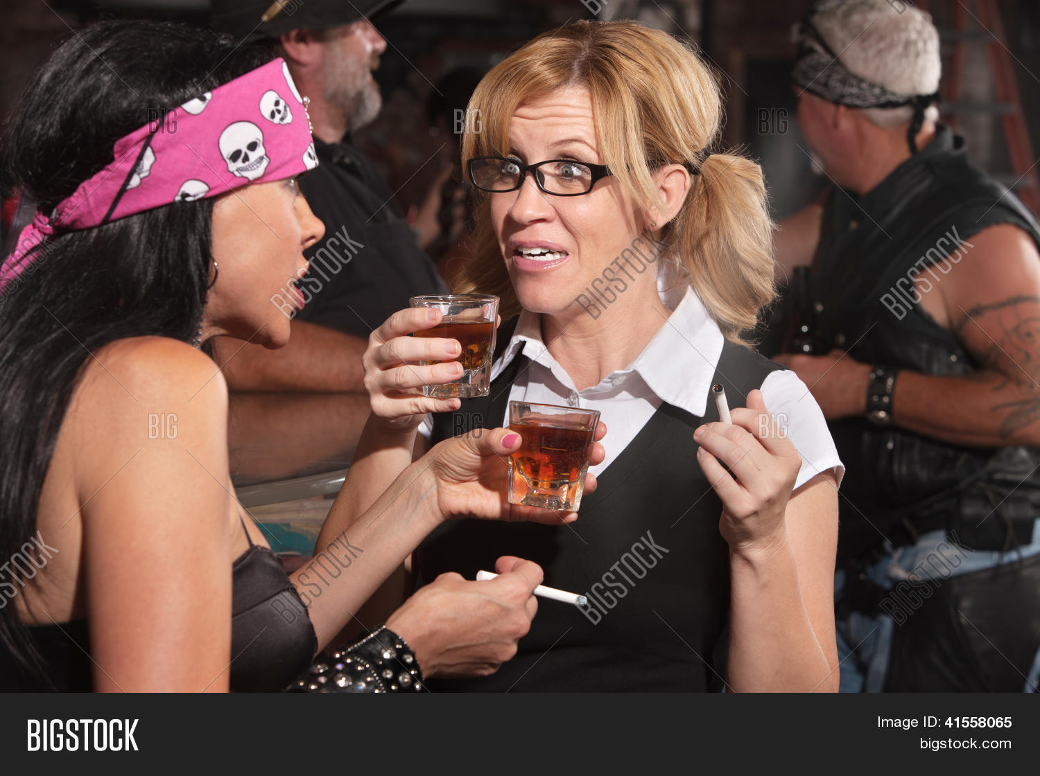 Nerd Talking Drinking Image & Photo (Free Trial) | Bigstock
