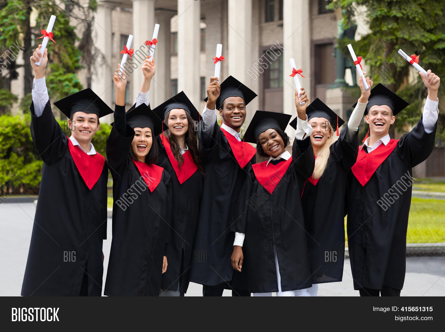 Cheerful Multiracial Image & Photo (Free Trial) | Bigstock