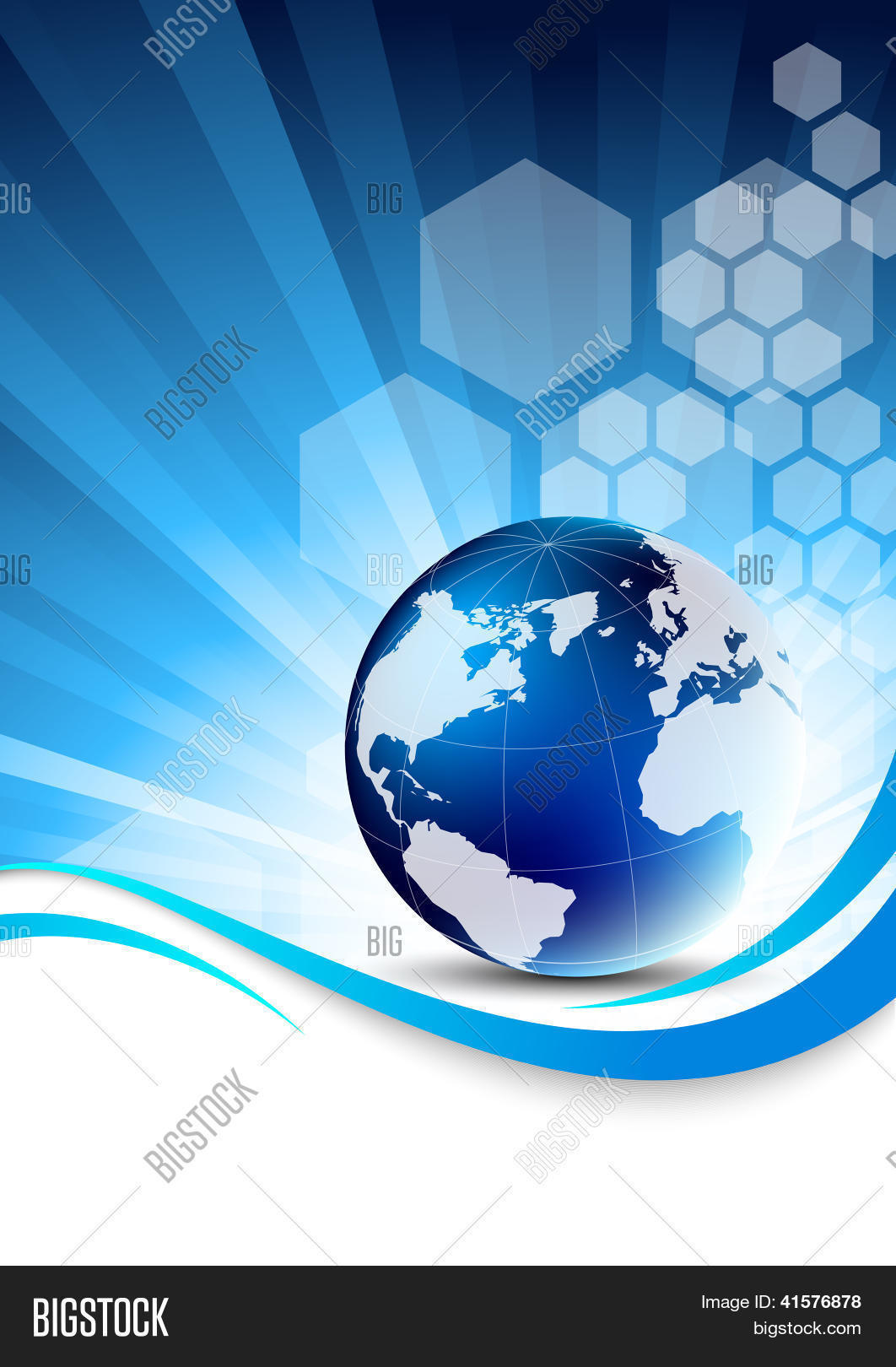 Blue Tech Background Vector & Photo (Free Trial) | Bigstock