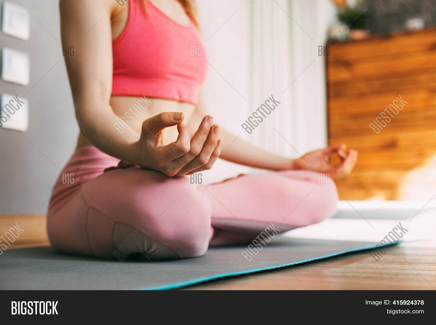Young Woman Sits Lotus Image & Photo (Free Trial) | Bigstock