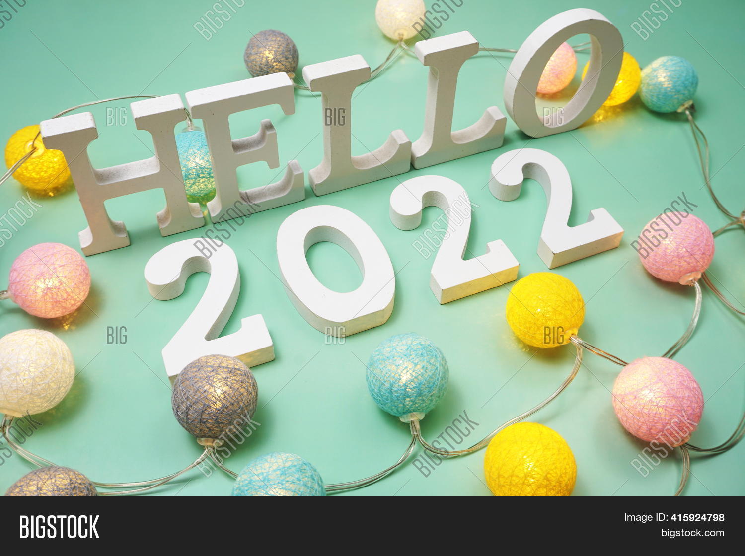 Hello 2022 Alphabet Image & Photo (Free Trial) | Bigstock