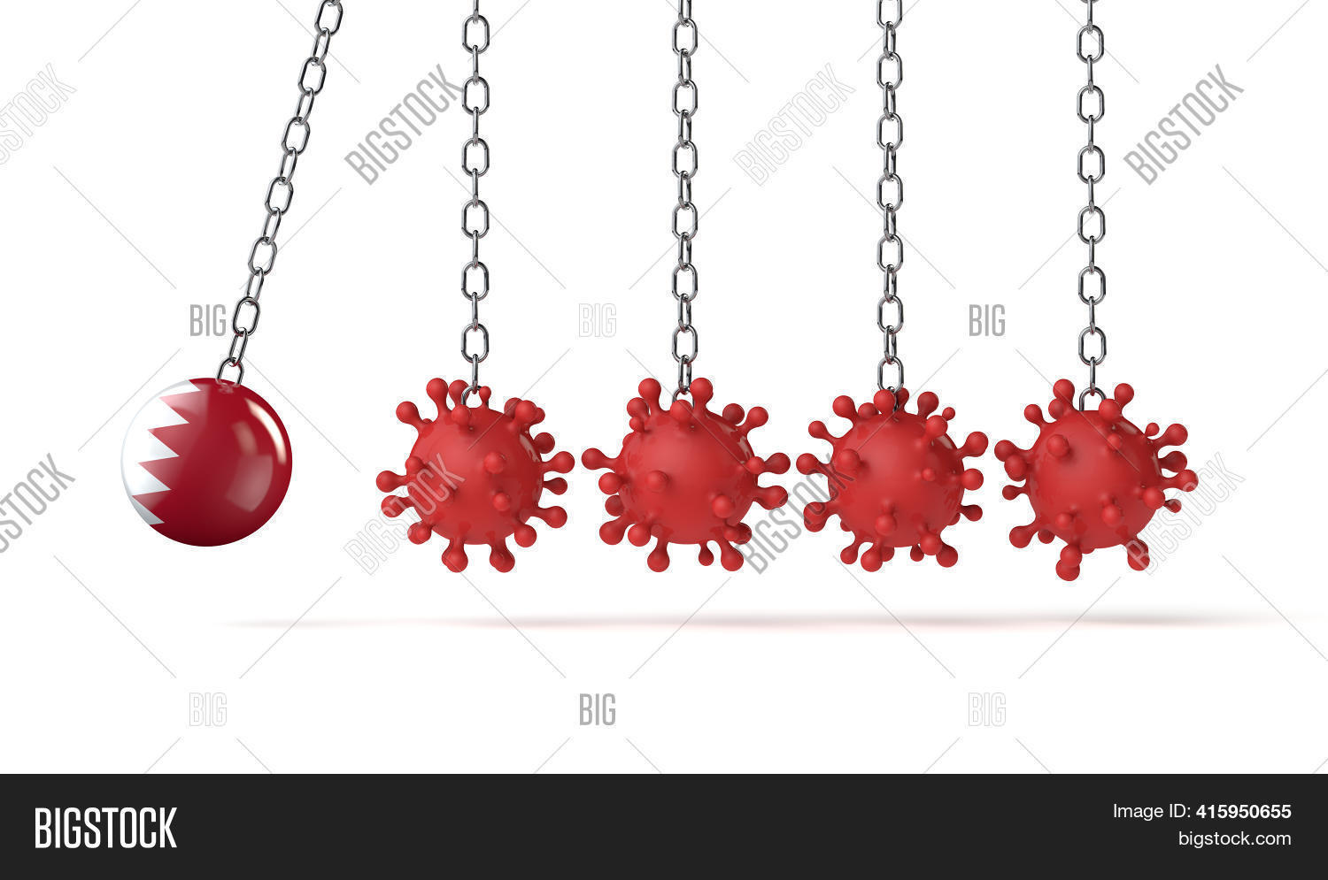 Bahrain Flag Ball Hits Image & Photo (Free Trial) | Bigstock