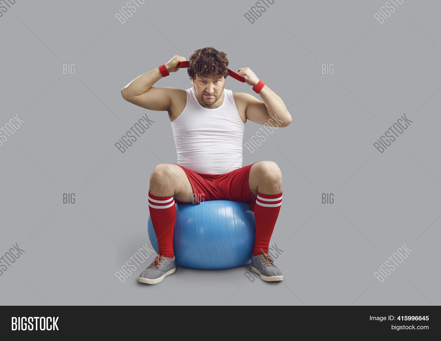 Funny Angry Chubby Man Image & Photo (Free Trial) | Bigstock