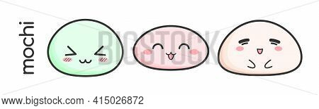Mochi Cute Cartoon Vector & Photo (Free Trial) | Bigstock