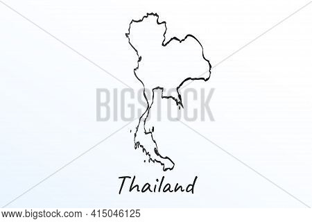 Hand Draw Map Vector & Photo (Free Trial) | Bigstock