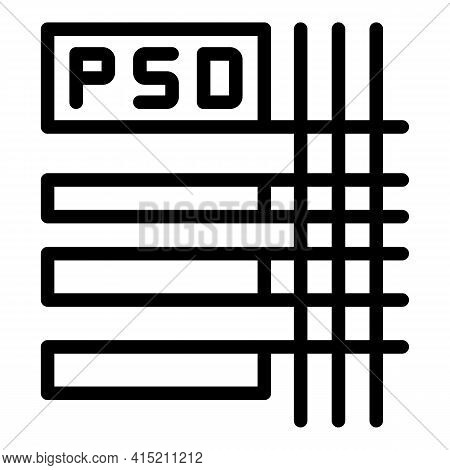 Psd File Icon. Vector & Photo (Free Trial) | Bigstock