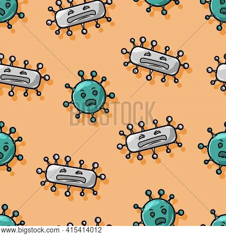 Evil Bacteria Germs Vector & Photo (Free Trial) | Bigstock