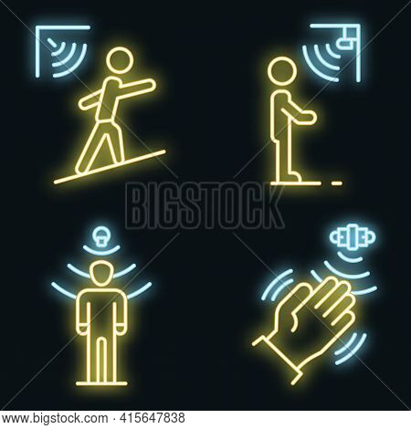 Motion Sensor Icons Vector & Photo (Free Trial) | Bigstock