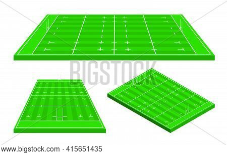 Rugby Field Markings Vector & Photo (Free Trial) | Bigstock