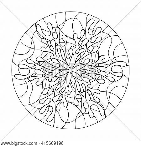 Sea Mandala. Coloring Vector & Photo (Free Trial) | Bigstock