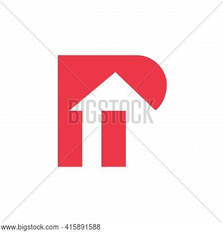 Letter P House Logo Vector & Photo (Free Trial) | Bigstock