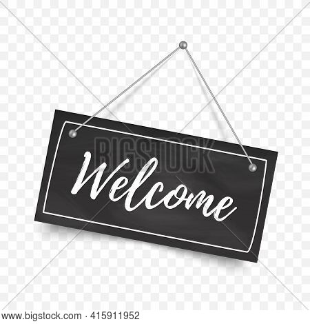 Welcome Sign Isolated Vector & Photo (Free Trial) | Bigstock