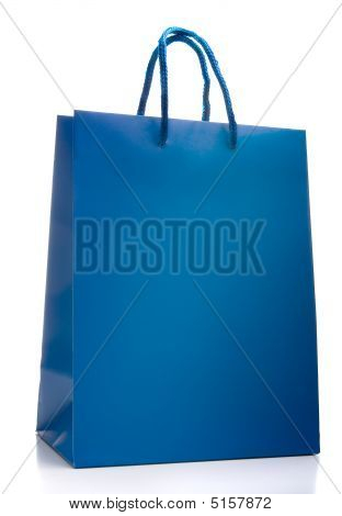 Blue Shopping Bag Image & Photo (Free Trial) | Bigstock
