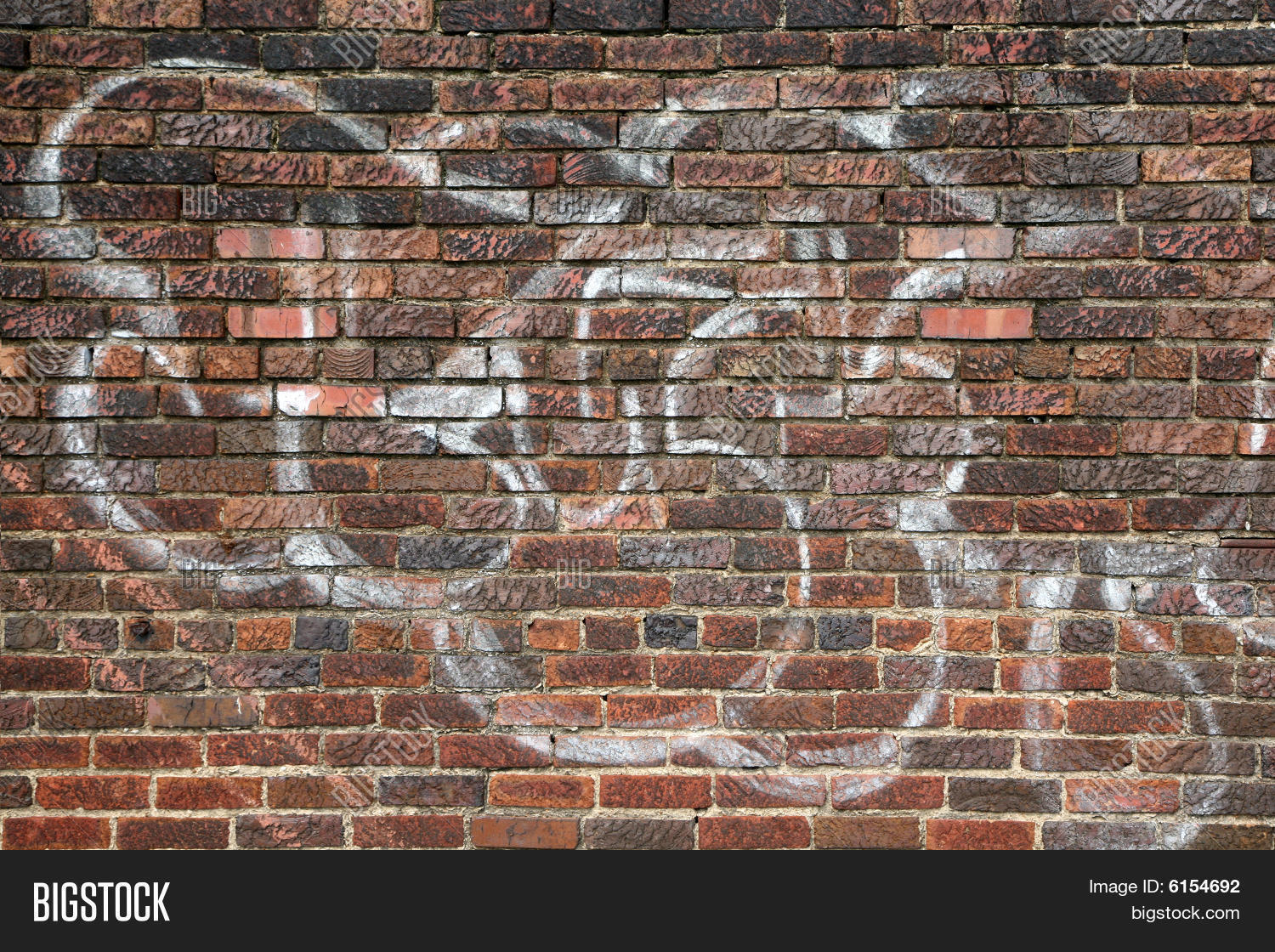 Graffiti On Old Brick Image & Photo (Free Trial) | Bigstock