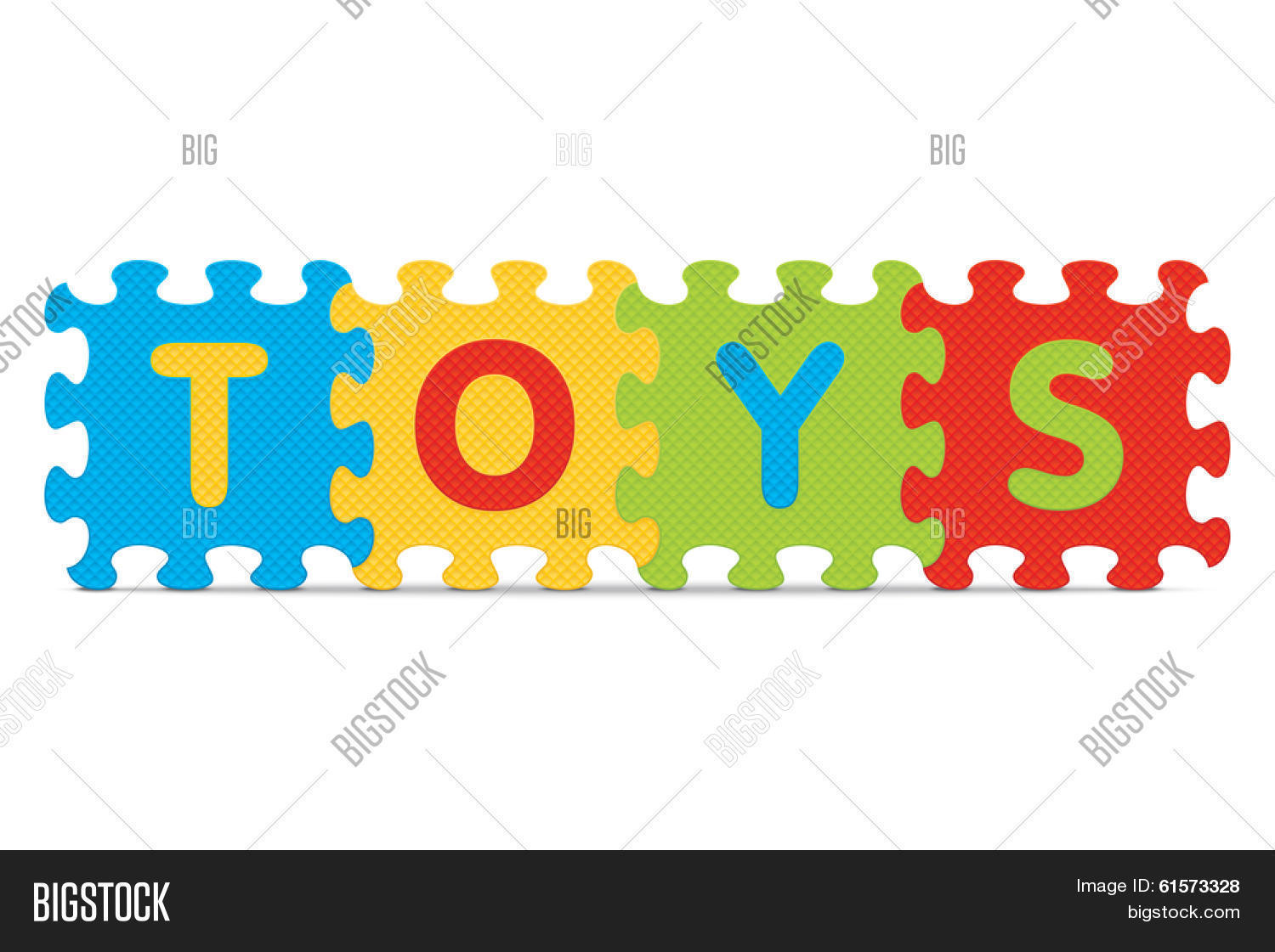 "TOYS" Written Vector & Photo (Free Trial) | Bigstock