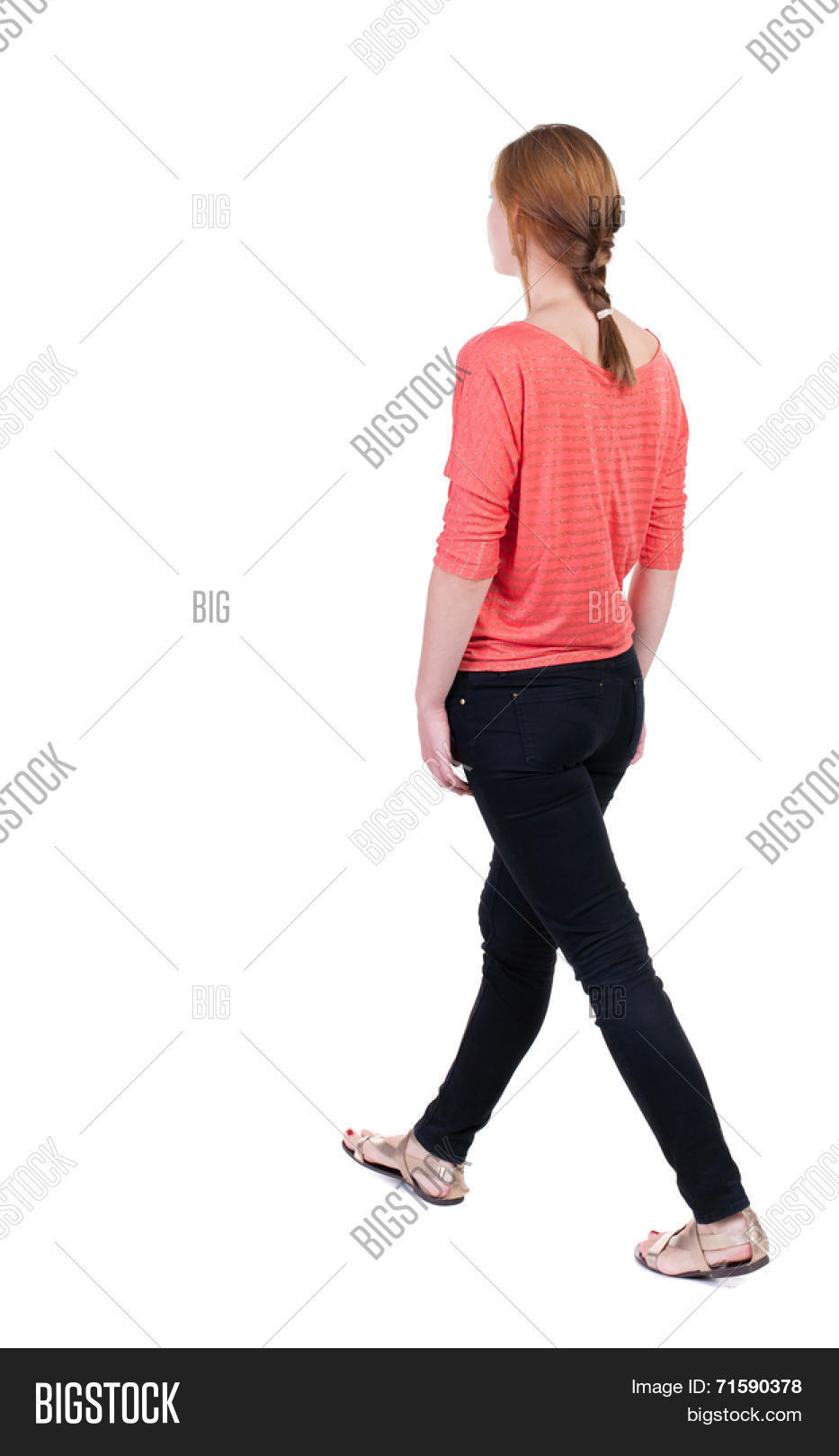 Back View Walking Image & Photo (Free Trial) | Bigstock