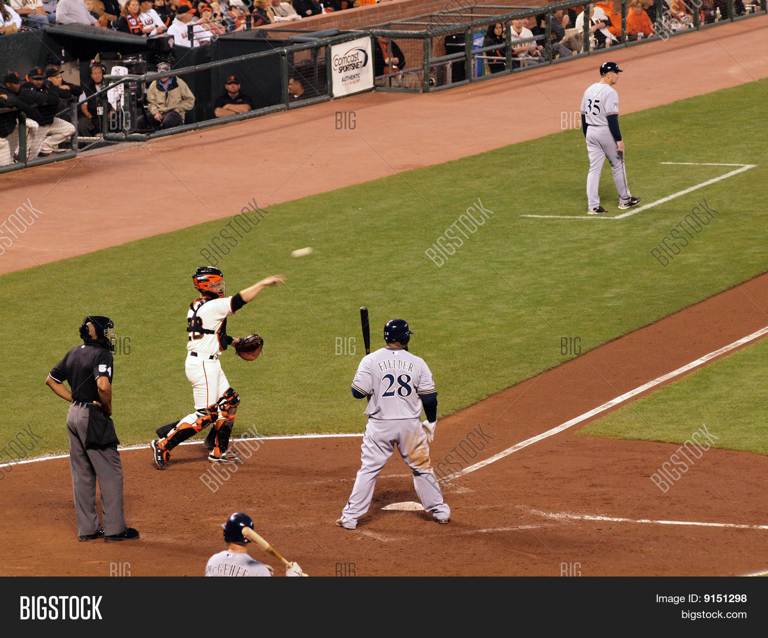 Giants Catcher Buster Image & Photo (Free Trial) | Bigstock