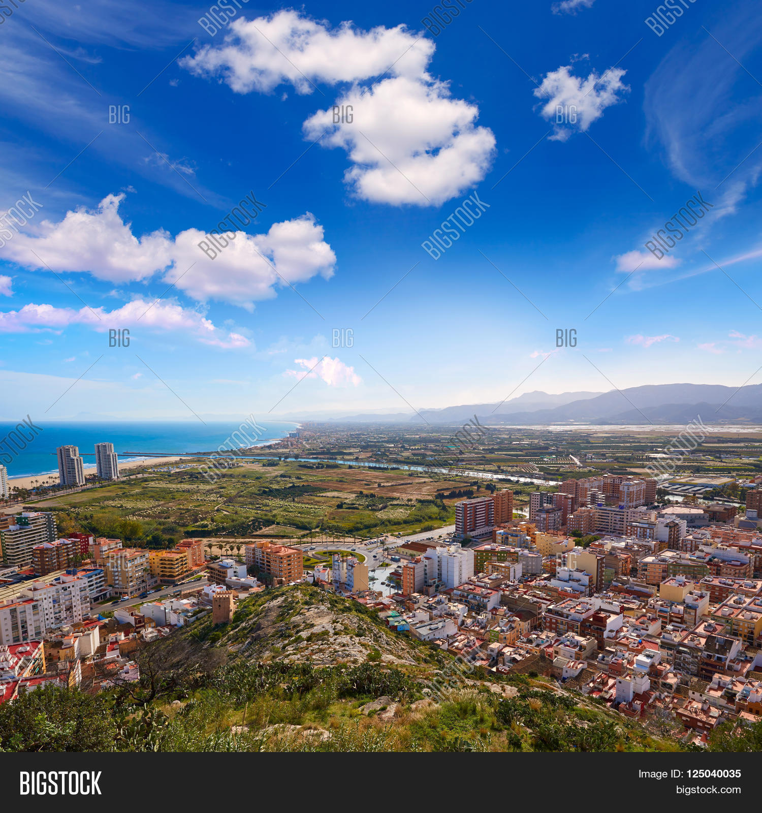 Cullera Beach Aerial Image & Photo (Free Trial) | Bigstock