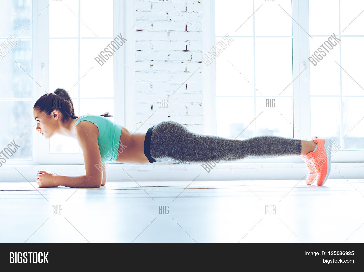 Perfect Plank. Full- Image & Photo (Free Trial) | Bigstock