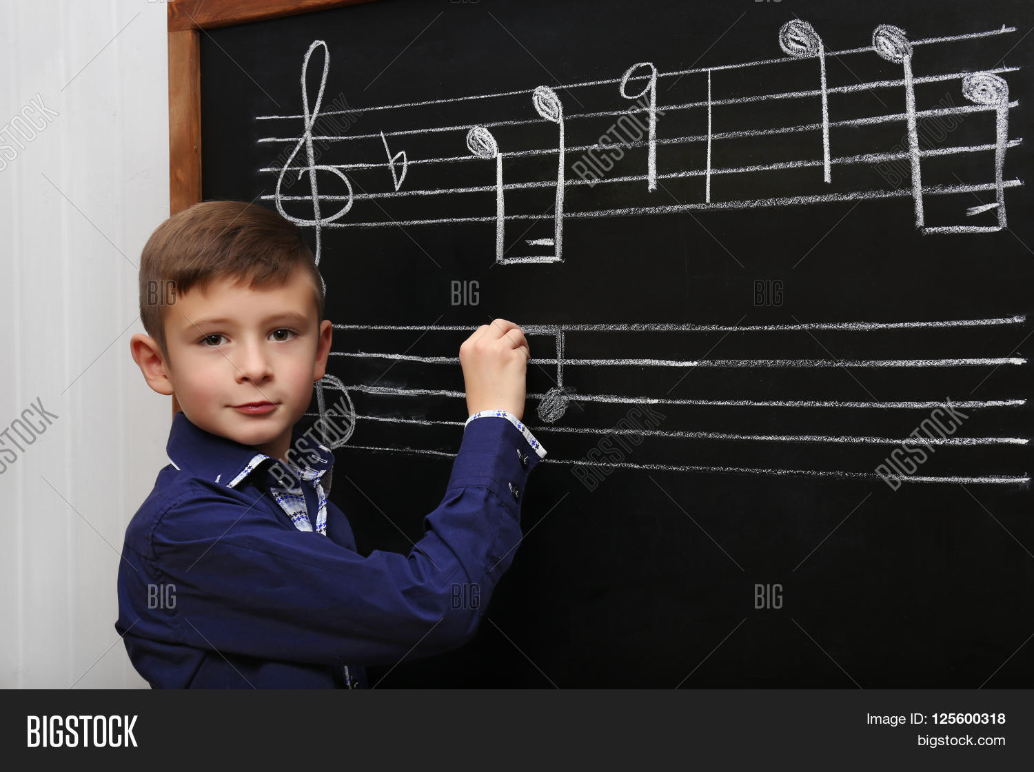 Cute Boy Writing Image & Photo (Free Trial) | Bigstock