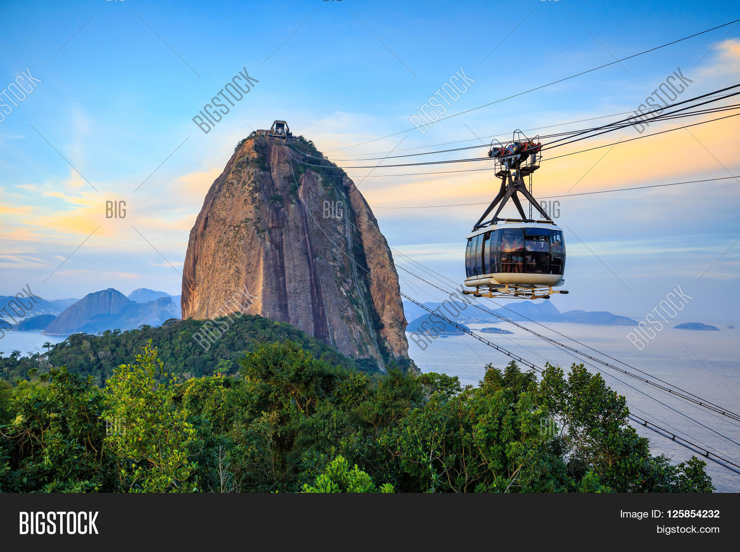 Cable Car Sugar Loaf Image & Photo (Free Trial) | Bigstock