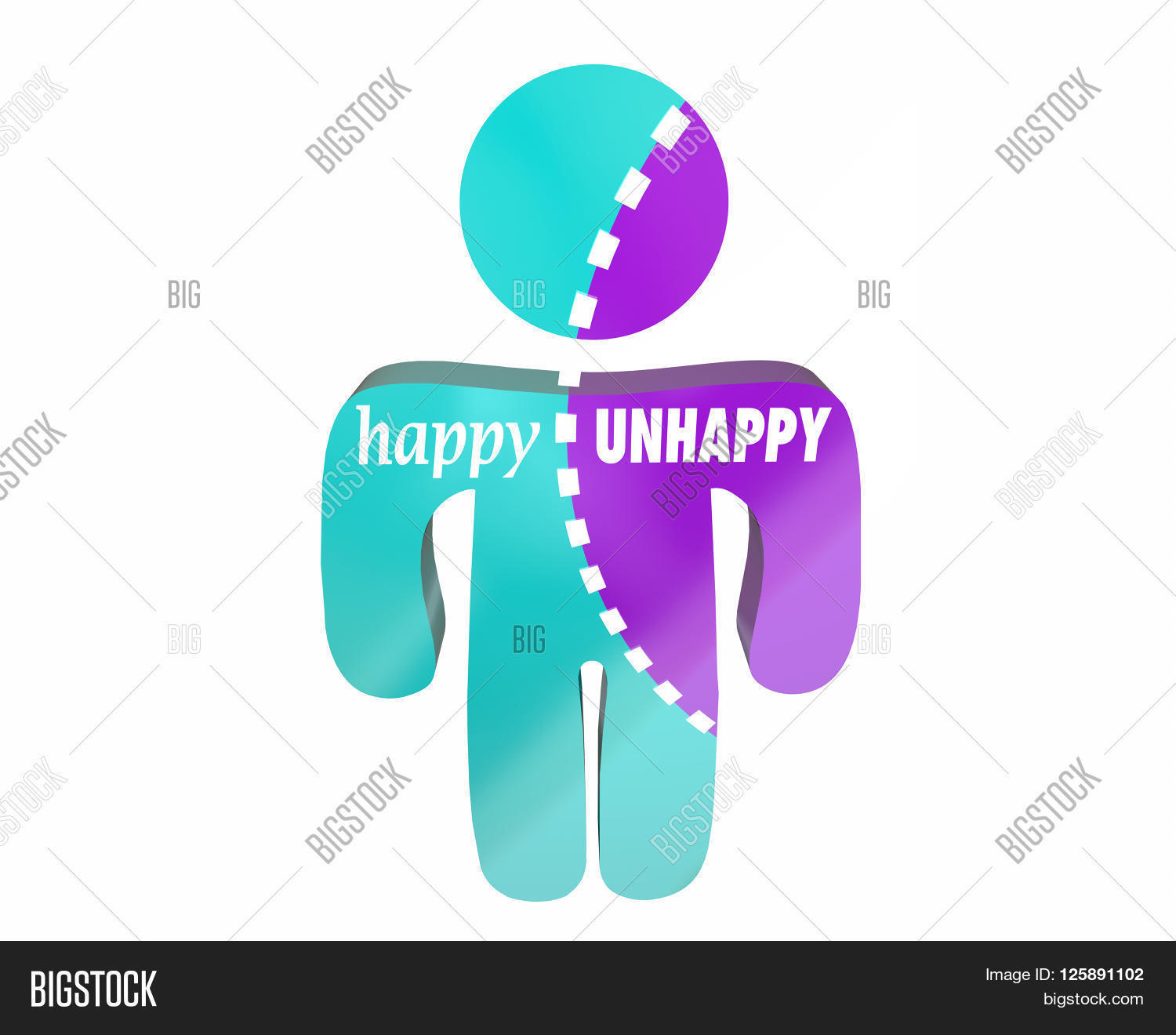 Happy Vs Unhappy Joy Image & Photo (Free Trial) | Bigstock