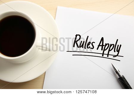 Rules Apply Image & Photo (Free Trial) | Bigstock