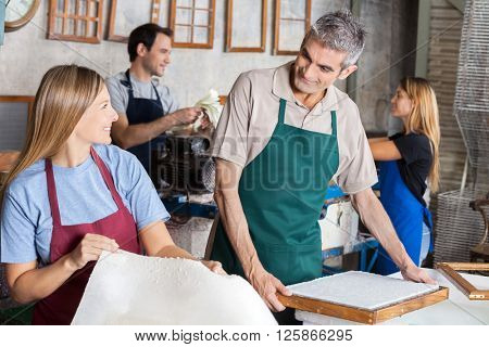 Workers Making Papers Image & Photo (Free Trial) | Bigstock