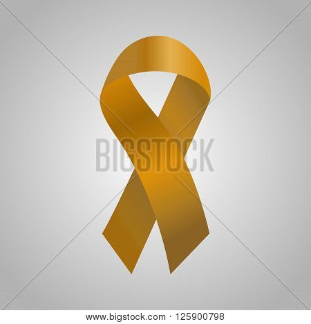 Cancer Ribbon Orange Vector & Photo (Free Trial) | Bigstock