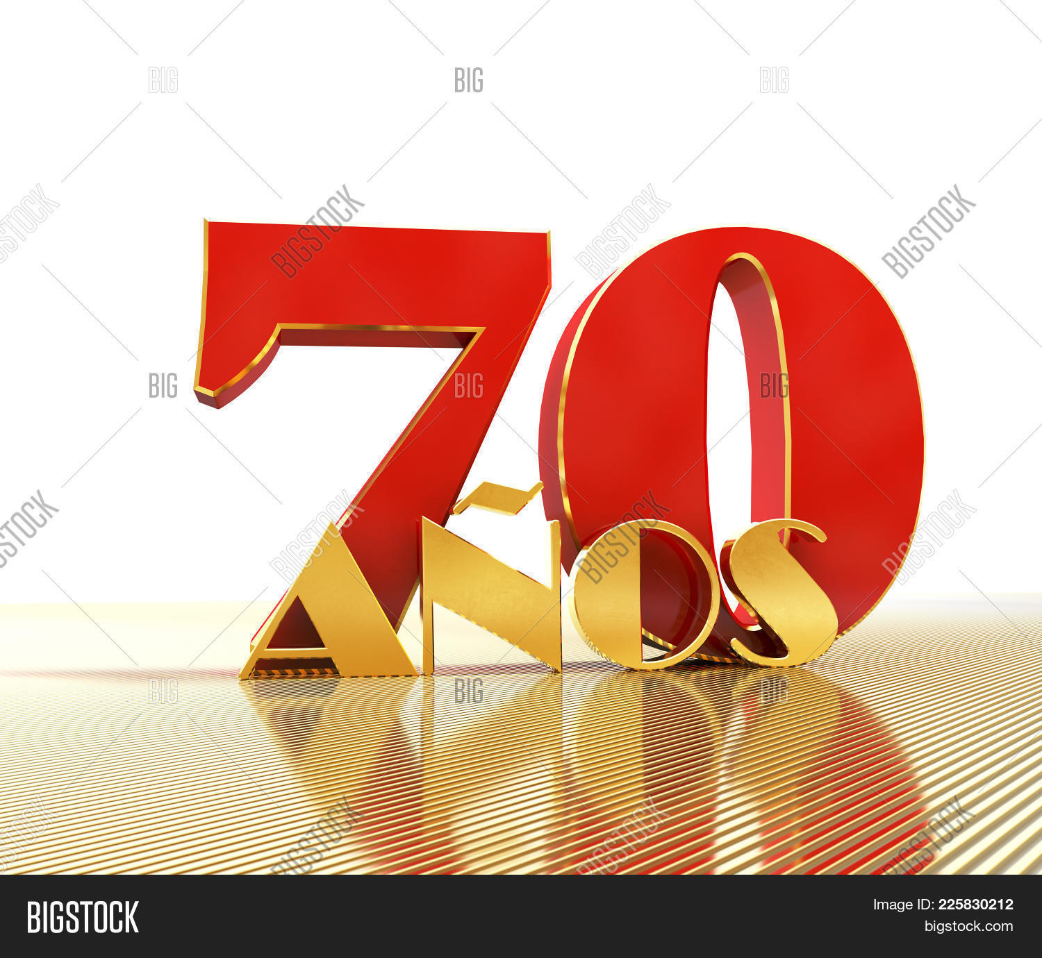 Golden Number Seventy Image & Photo (Free Trial) | Bigstock
