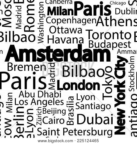 Cities World Seamless Vector & Photo (Free Trial) | Bigstock